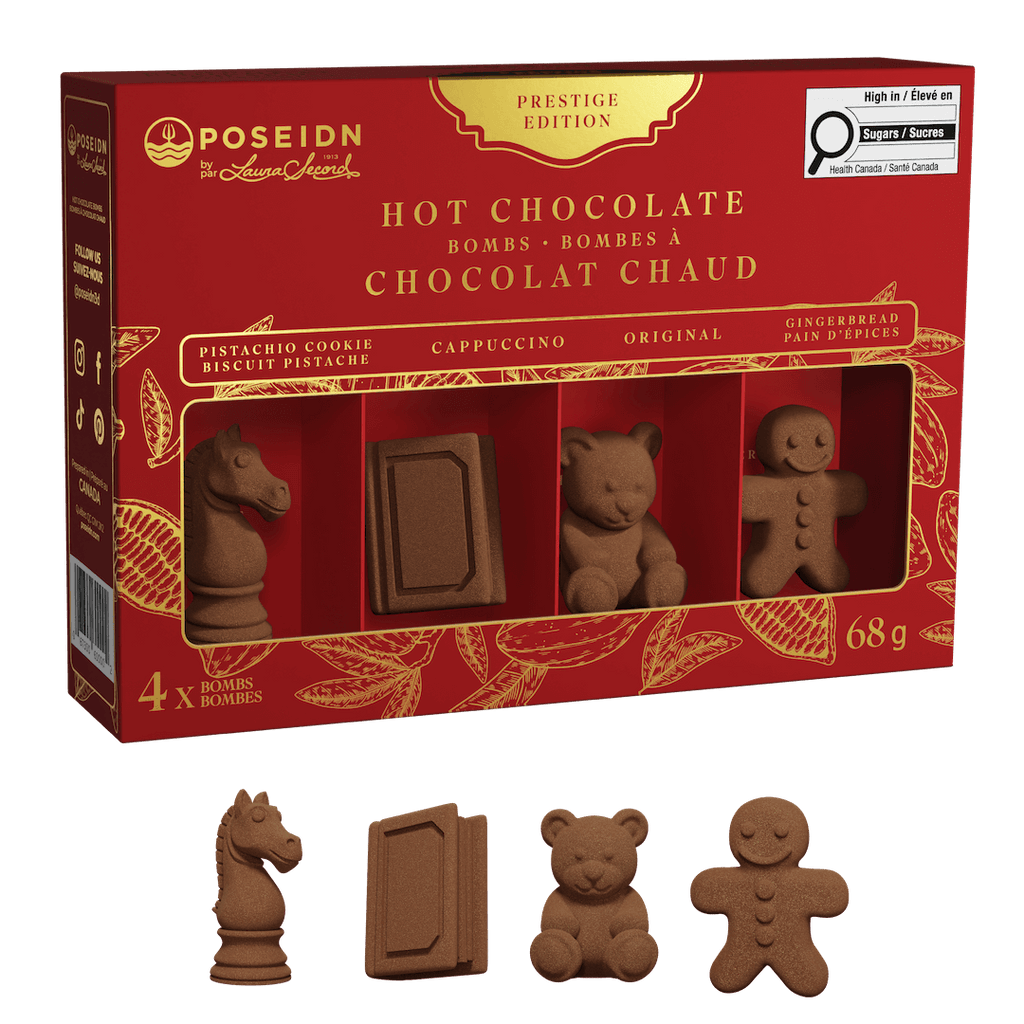 Ruby Hot Chocolate Pack | Hot Cocoa Bombs | Poseidn